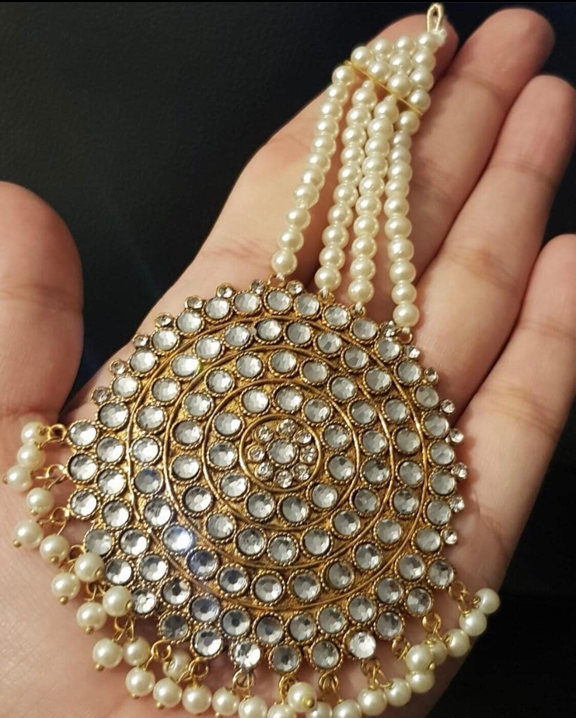 Kundan Tikkamang Tikka Indian Tikka Big Size Mang Tikka - Etsy UK