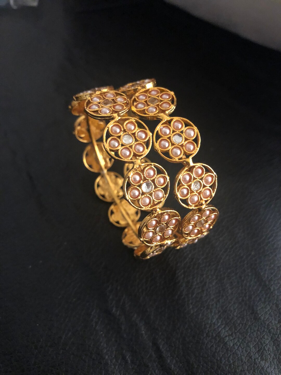 Kundan Bangles , Indian Bangles, Pakistani Bangles, Kundan Kara ...