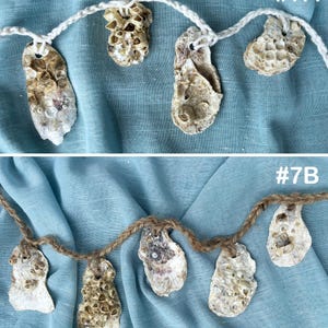 10 Ft Wedding Oyster Shell Garland\7 Foot Thin Tree Garland\outdoor ...