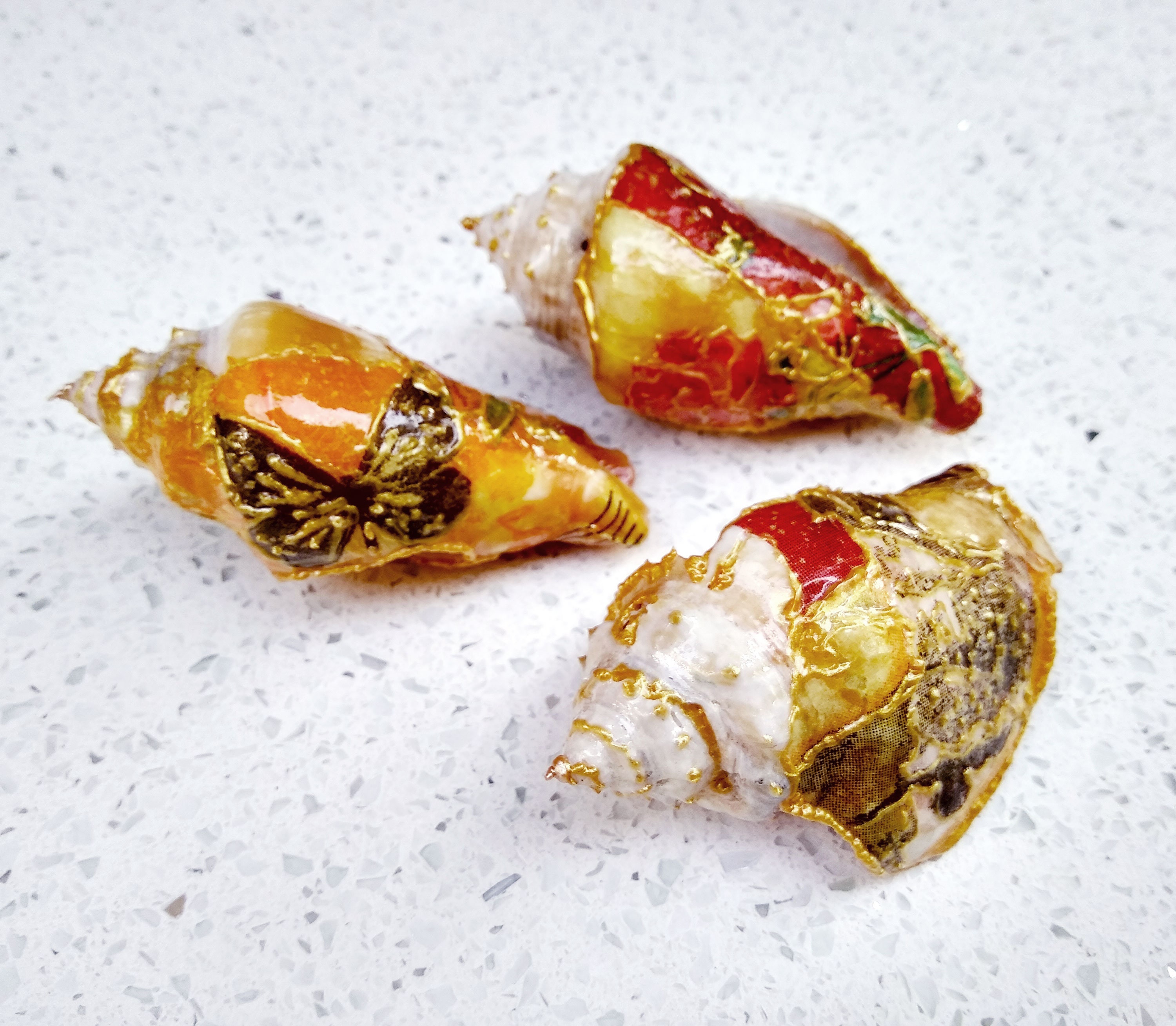 GLITTER Seashells Ocean Nursery Office Decorsea Shell - Etsy