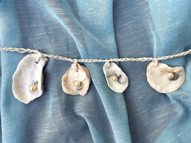 10 Ft Wedding Oyster Shell Garland7 Foot Thin Tree Garlandoutdoor ...