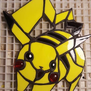 Pikachu Stained Glass - Etsy