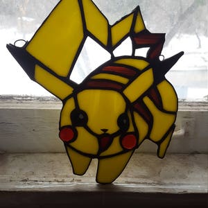 Pikachu Stained Glass - Etsy