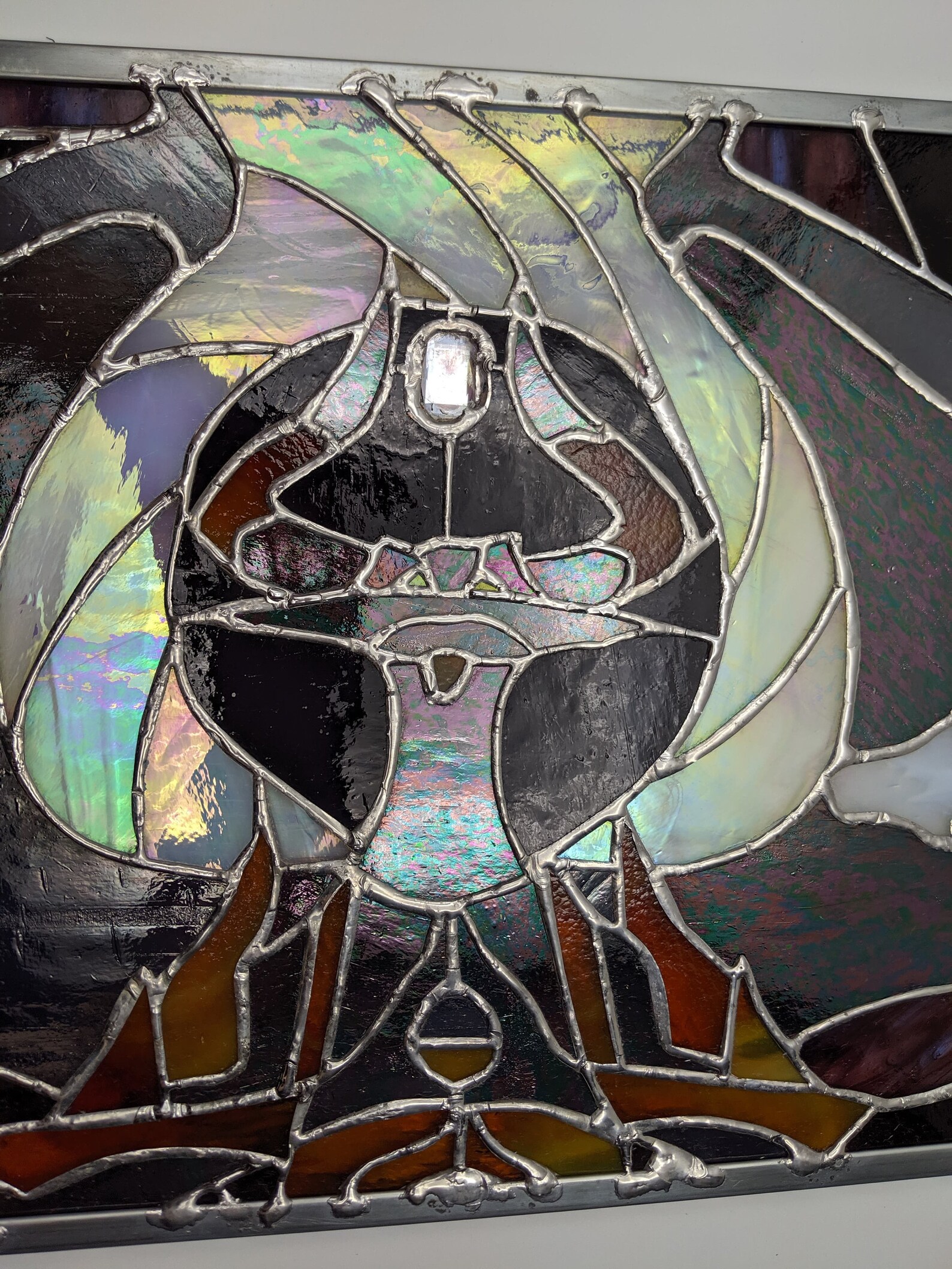 Nicol Bolas Dragon God Stained Glass Window - Etsy