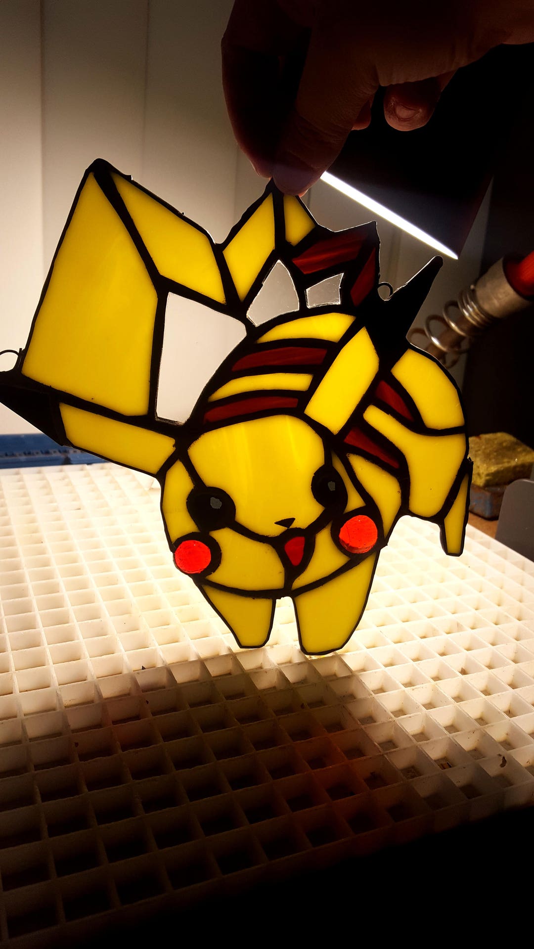 Pikachu Stained Glass - Etsy