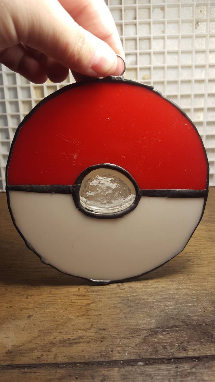 Stained Glass Pokeballs - Etsy
