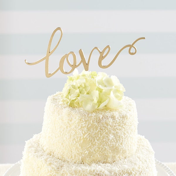 Love Cake Topper - Etsy