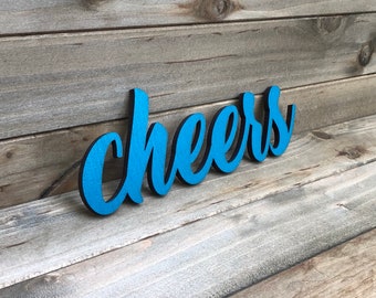 Cheers sign | Etsy