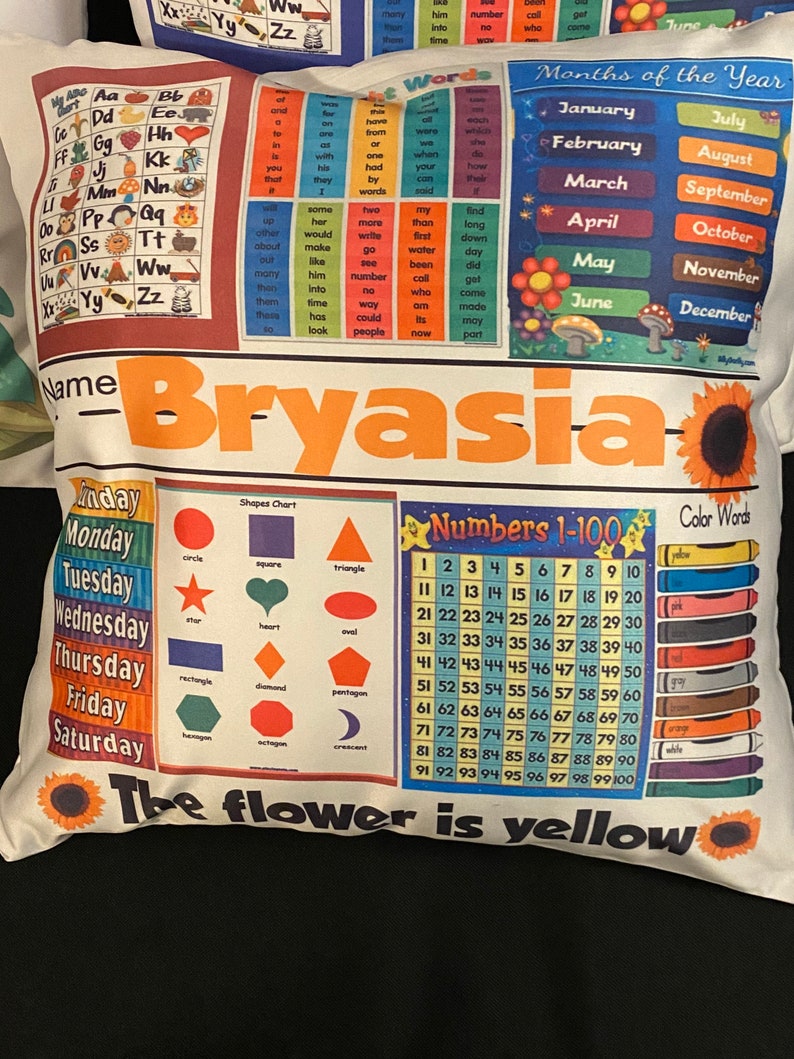 Learning Pillow - Etsy