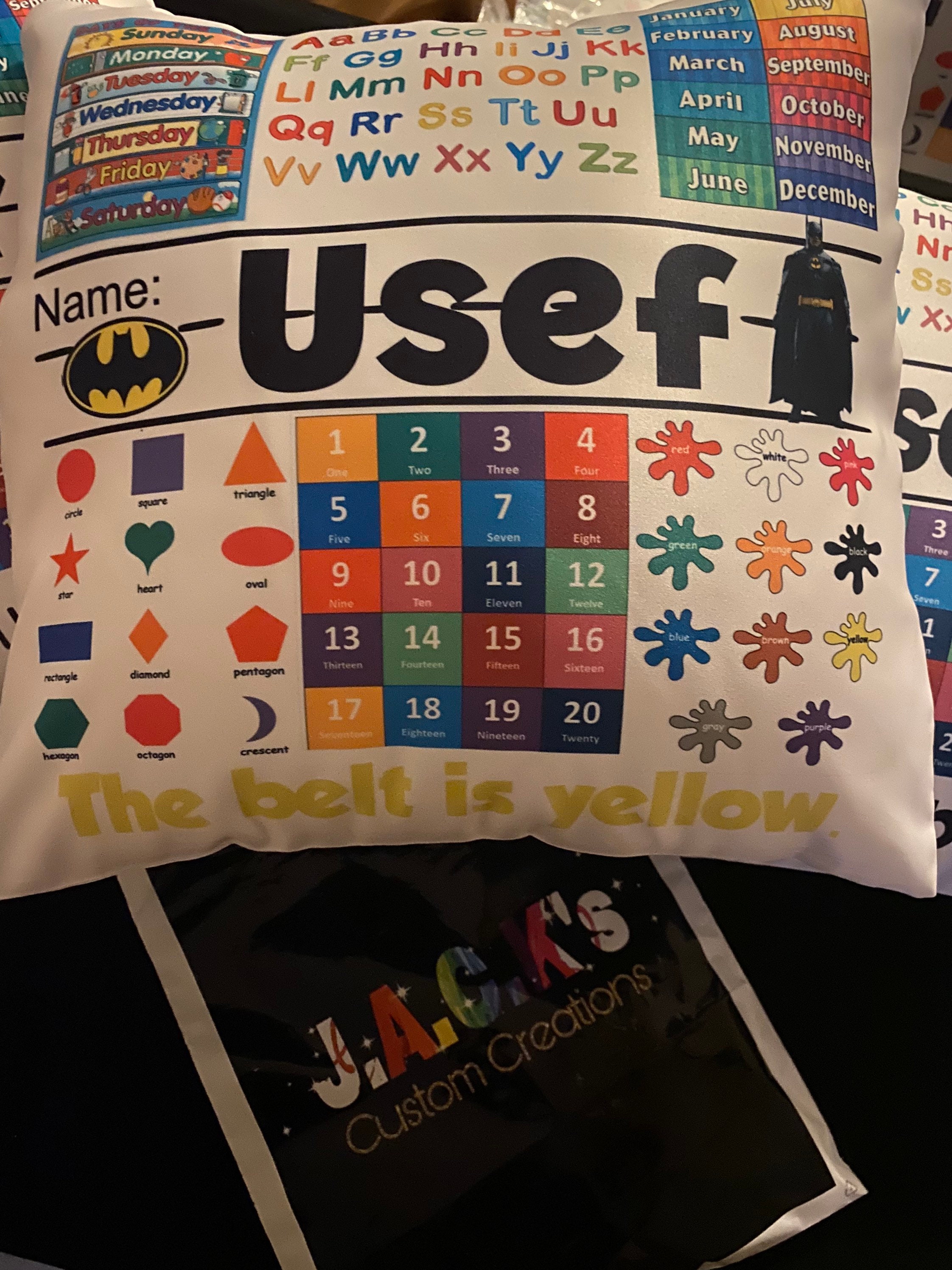 Learning Pillow - Etsy