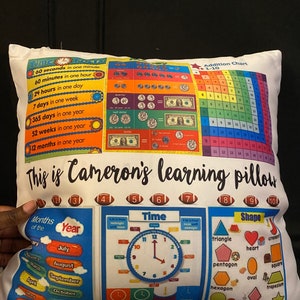 Learning Pillow - Etsy