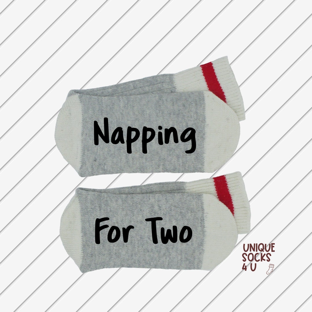 Napping ~~~ for Two - Baby - Family - Love - Pregnant - Funny Socks ...