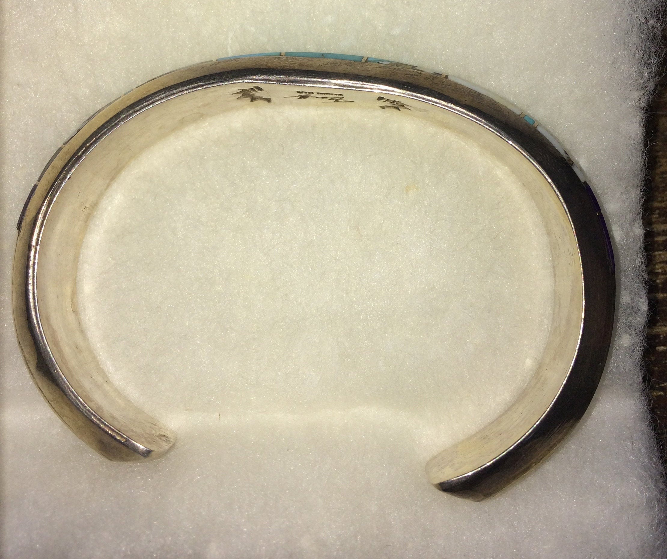 Fernando Benally Navajo Turquoise and Sugilite Inlaid Cuff Bracelet - Etsy