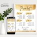 Golden Price List Template Sign for Small Business Price - Etsy