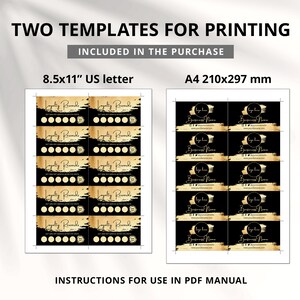 Golden Black Loyalty Rewards Card Template Loyalty Card Template, Punch ...