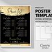 Editable Printable Price List Template Poster for Small - Etsy