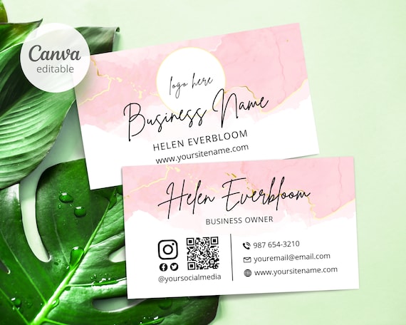 Business Card Template Pages Mac