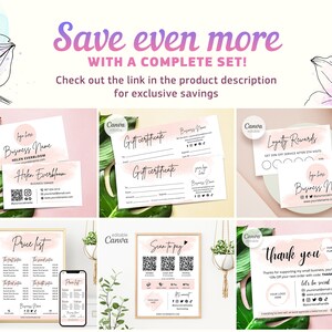 Editable Price List Template Sign for Small Business - Etsy Canada