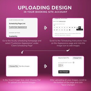 Luxury Pink Acuity Scheduling Template, Acuity Scheduling Template, Lash Tech Branding, Nails ...