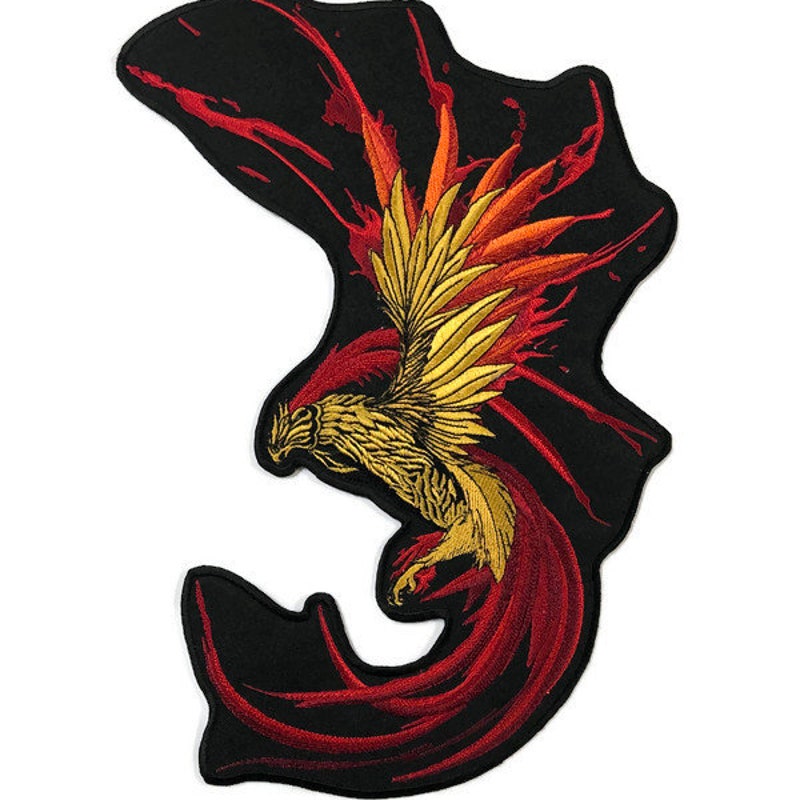 Phoenix Bird Patch - Etsy