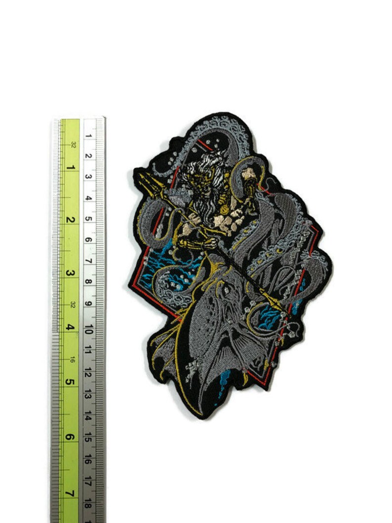 Patch L Poseidon VS Kraken - Etsy