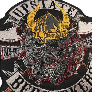 Patch L Berserker Skull - Etsy