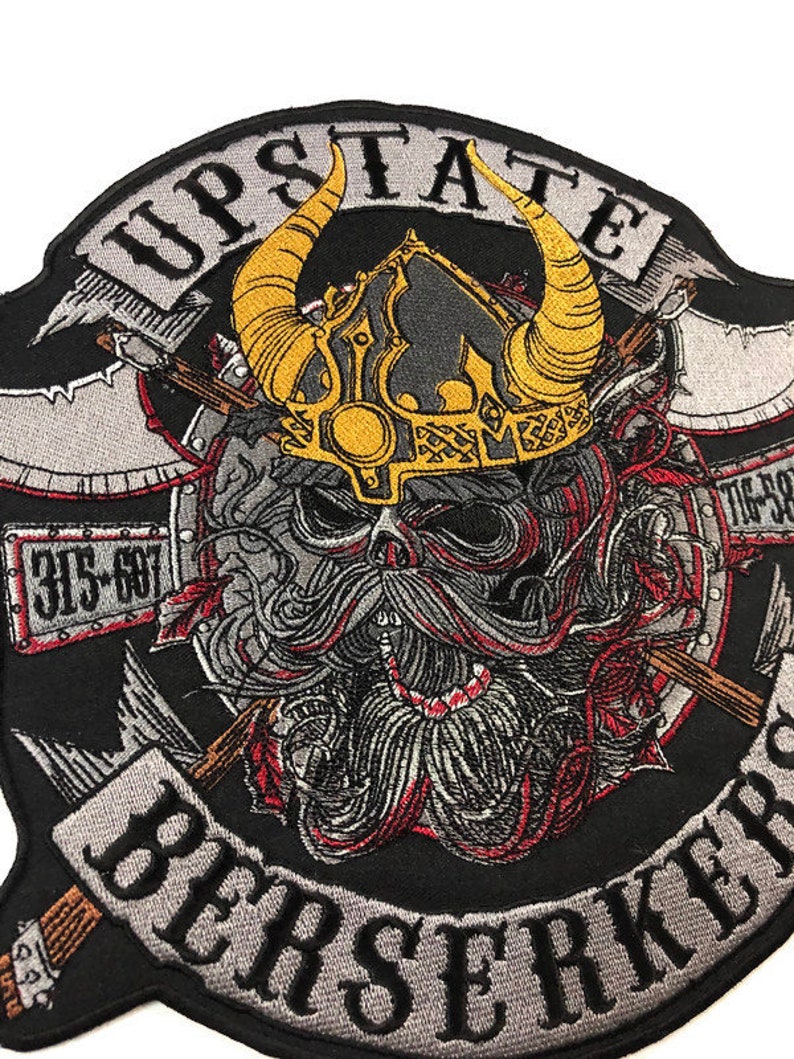 Patch L Berserker Skull - Etsy