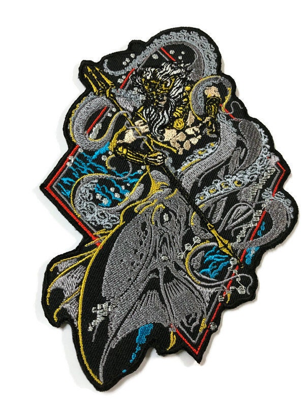 Patch L Poseidon VS Kraken - Etsy