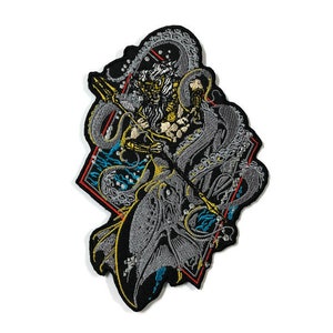 Patch L Poseidon VS Kraken - Etsy