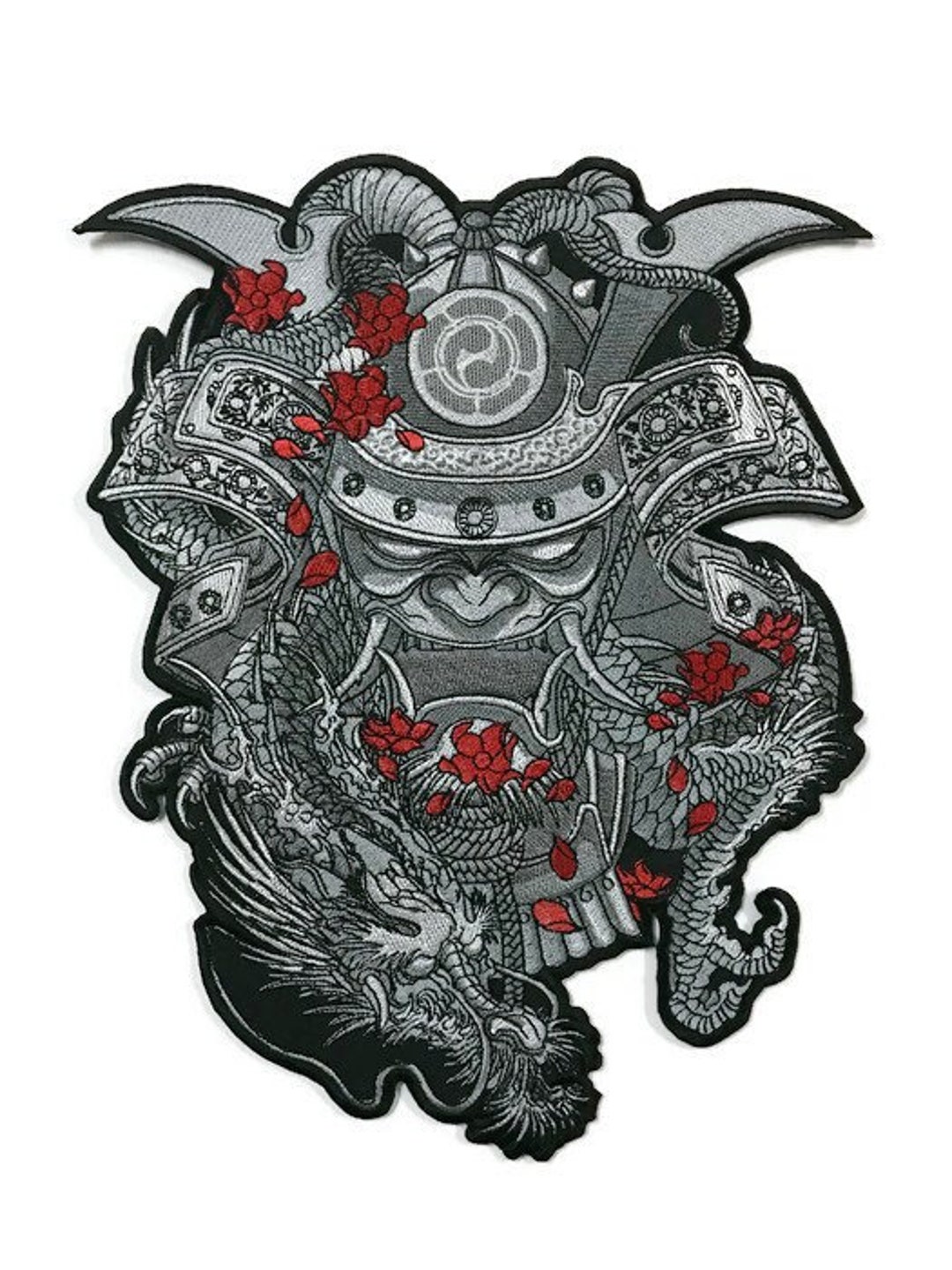 Patch L Samurai & Blood Sakura - Etsy