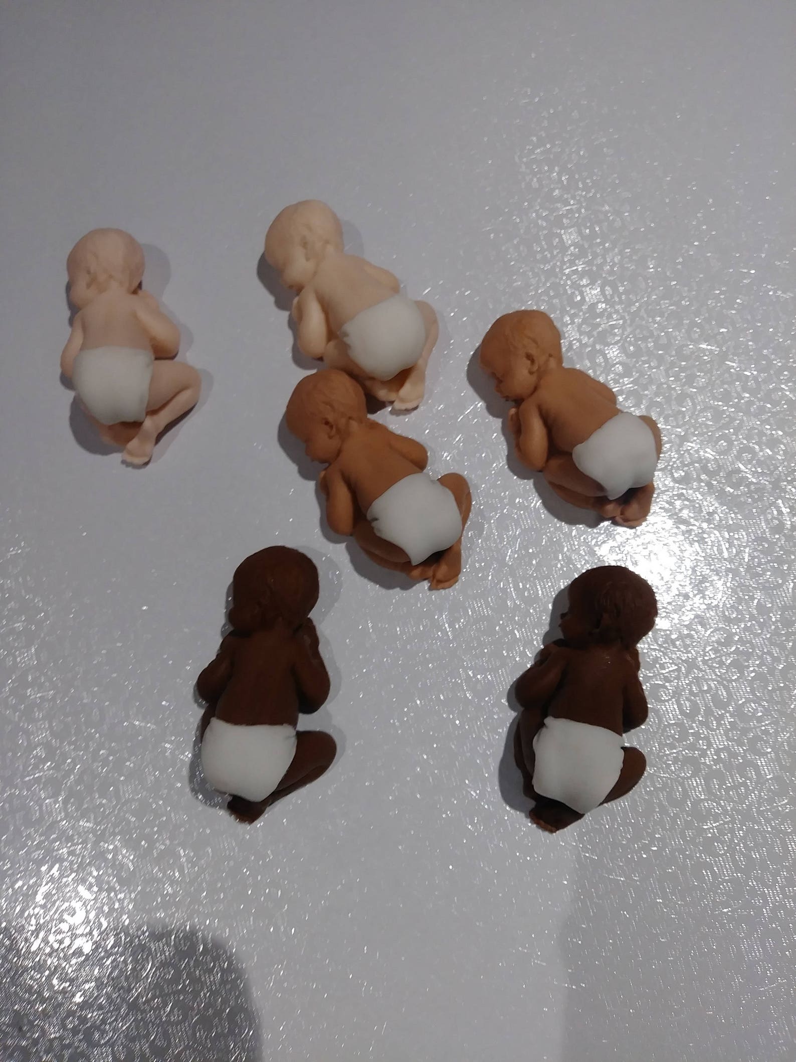 Fondant Baby Cupcake Topper - Etsy