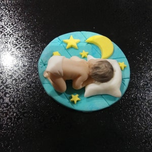 Sleepy Baby Cake Topper - Etsy