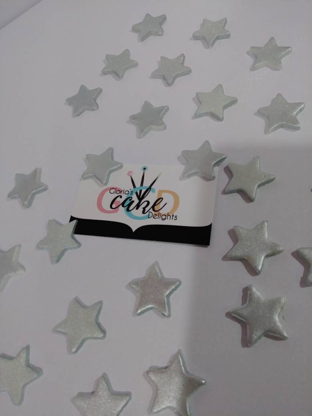 24 Fondant 1 Inch Stars Cake Topper / Cupcake Topper - Etsy