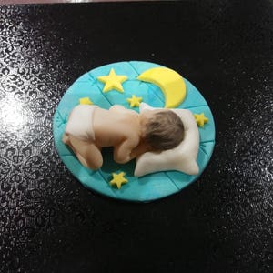 Sleepy Baby Cake Topper - Etsy