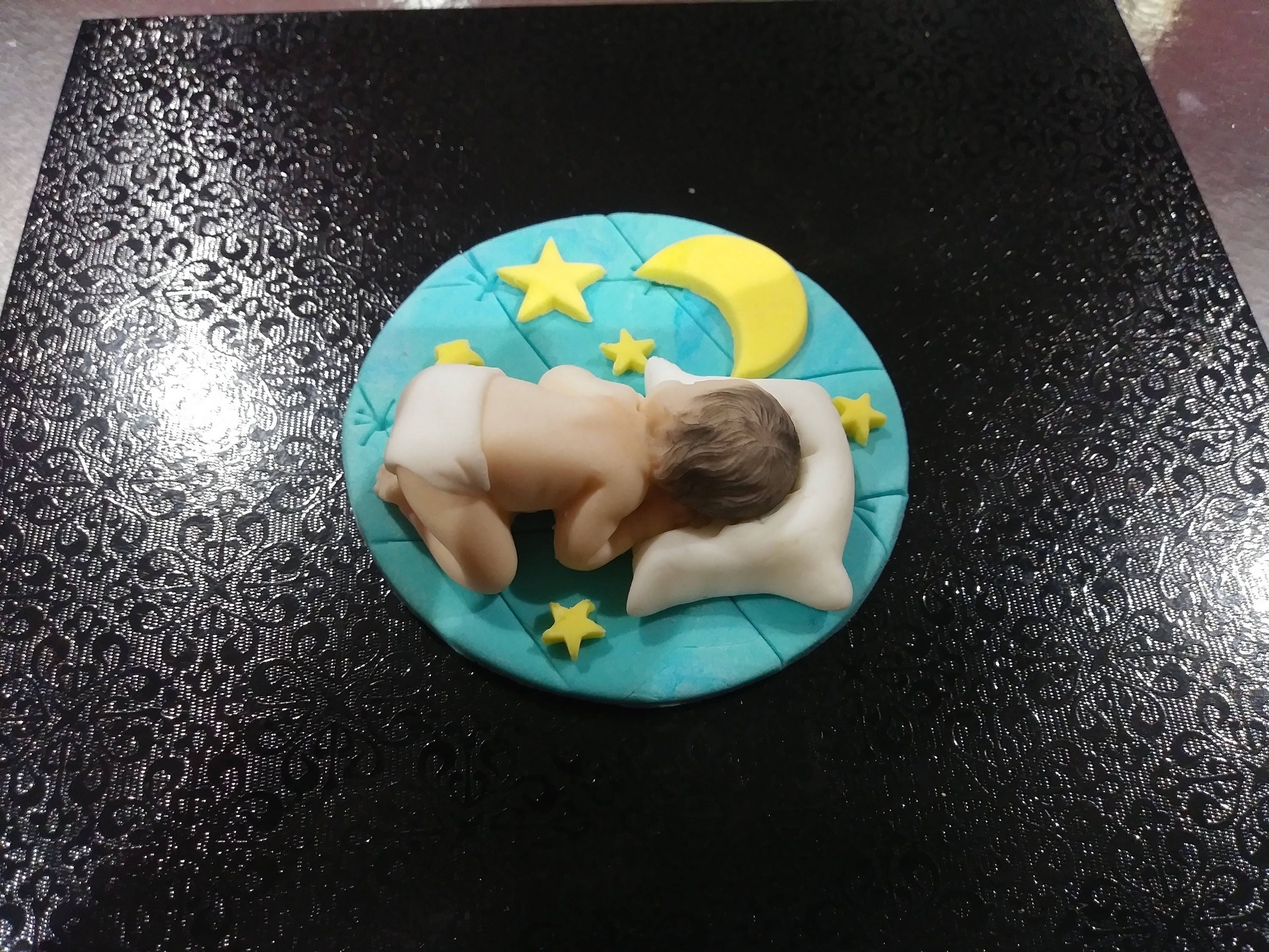 Sleepy Baby cake topper | Etsy
