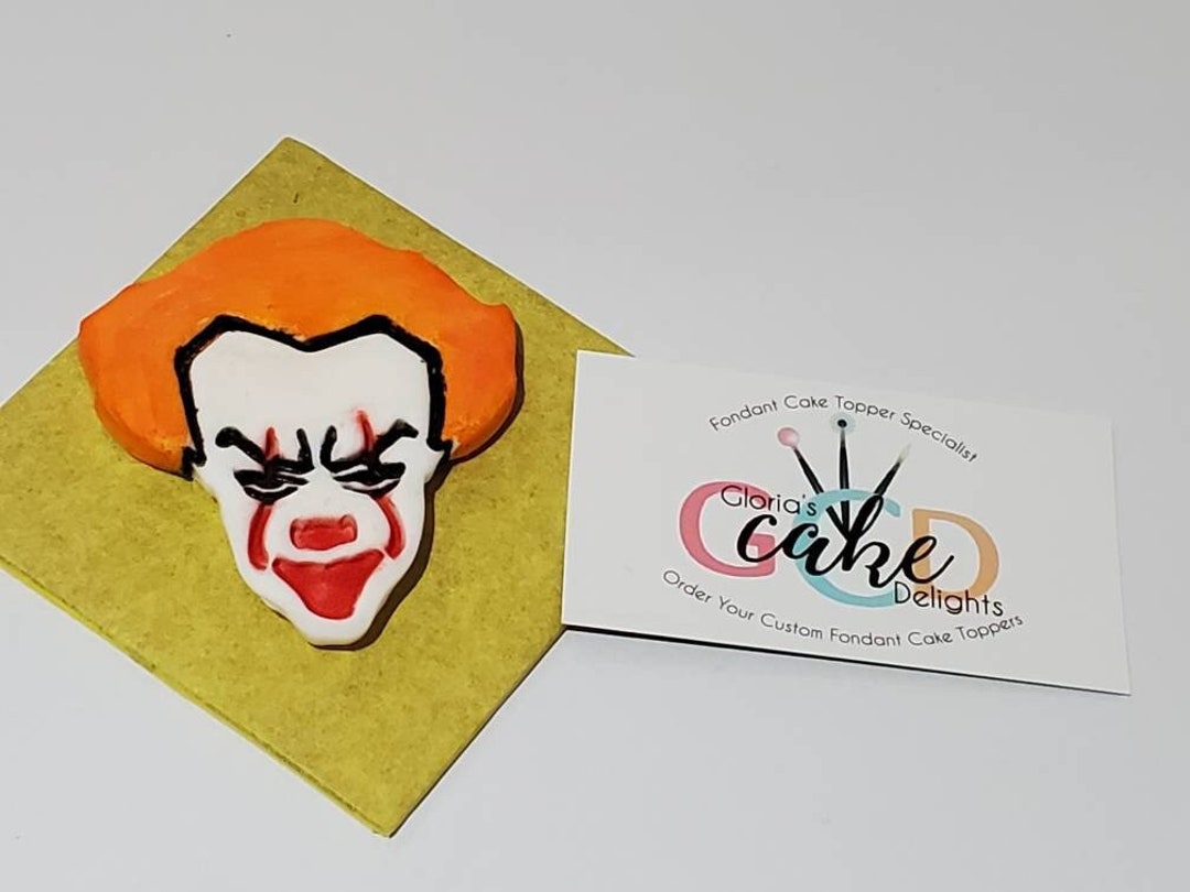 Fondant Creepy Clown - Etsy