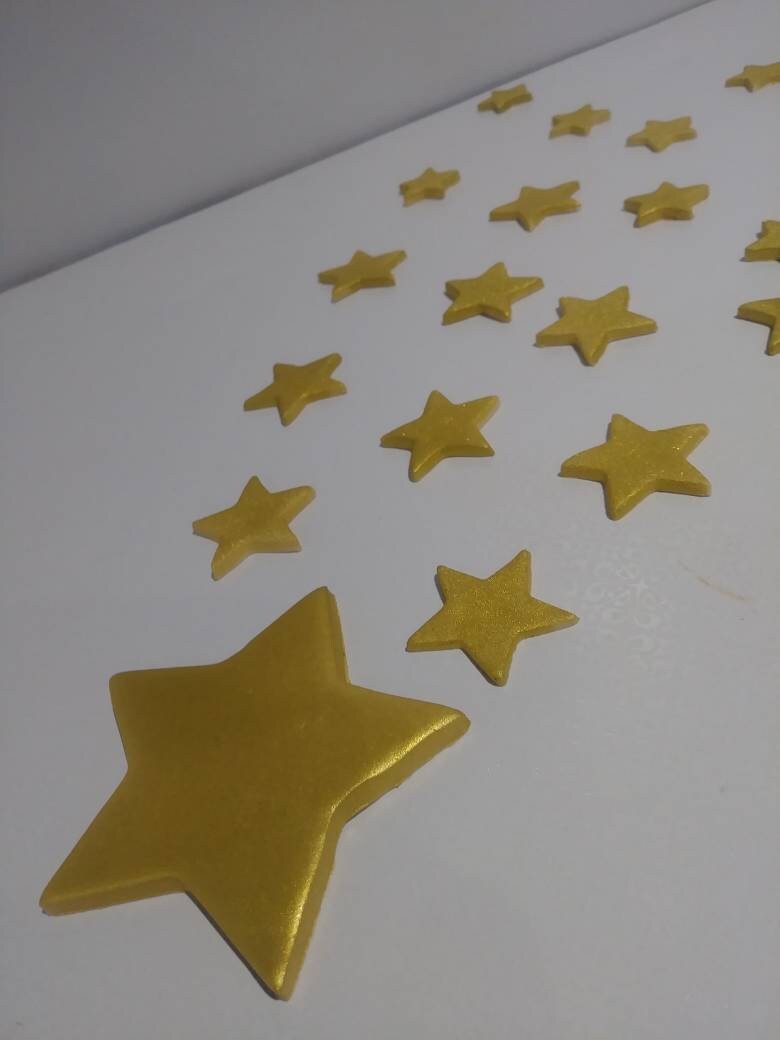 20 Fondant shooting star cake topper | Etsy
