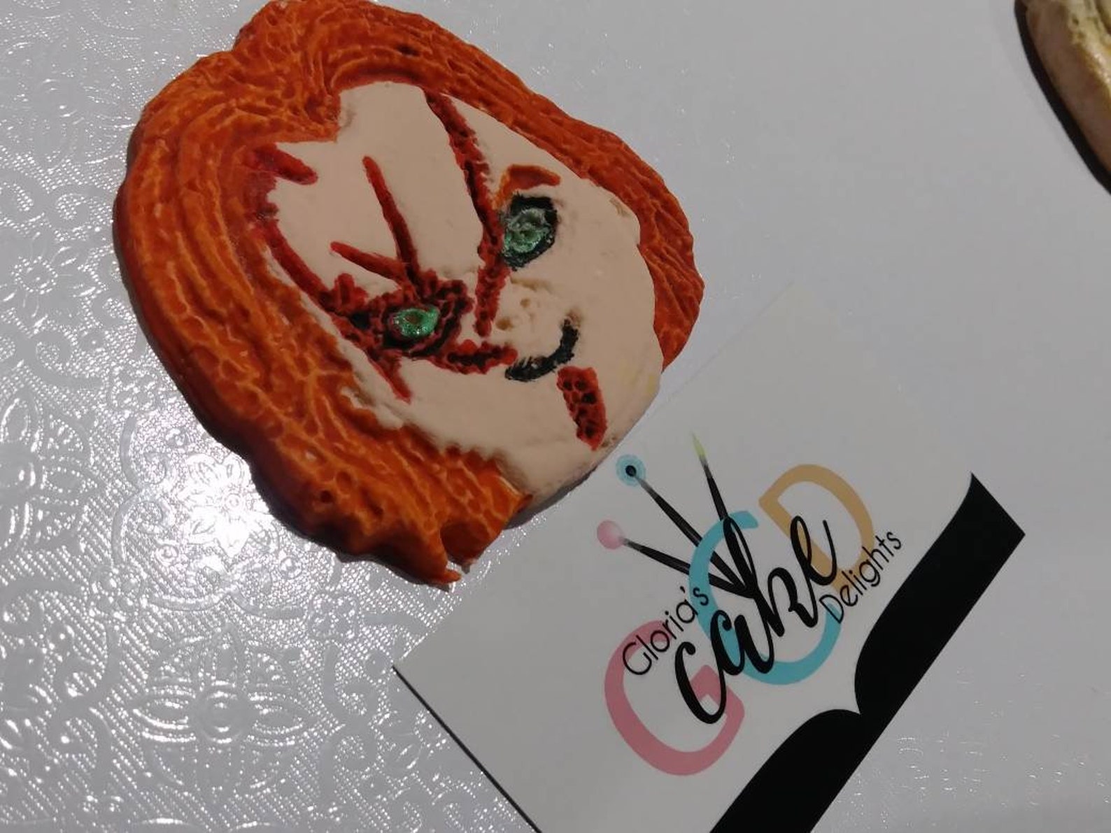 Fondant Chucky and His Bride Tiffany Topper - Etsy