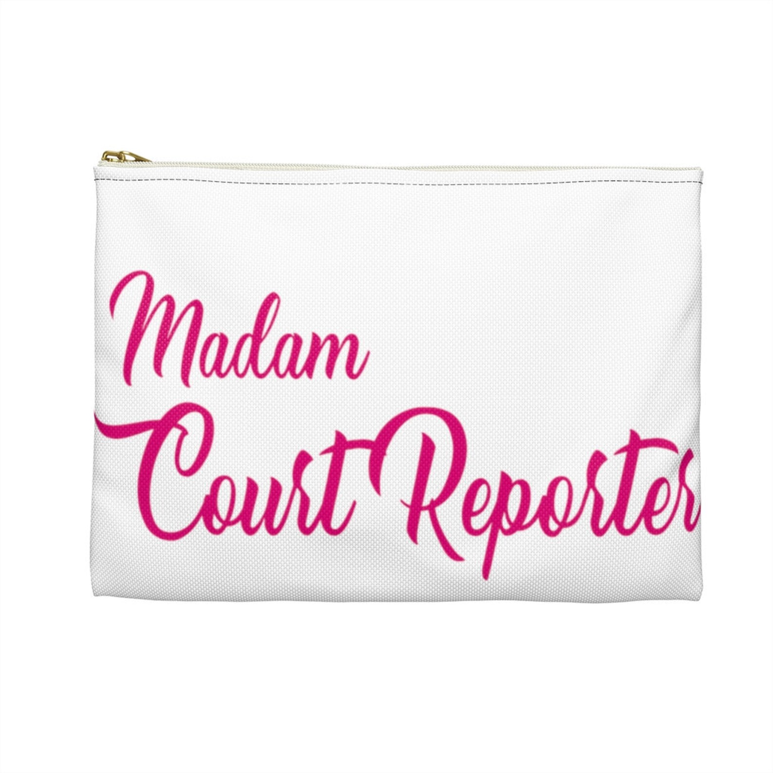 Madam Court Reporter Mask and Accessory Pouch | Etsy