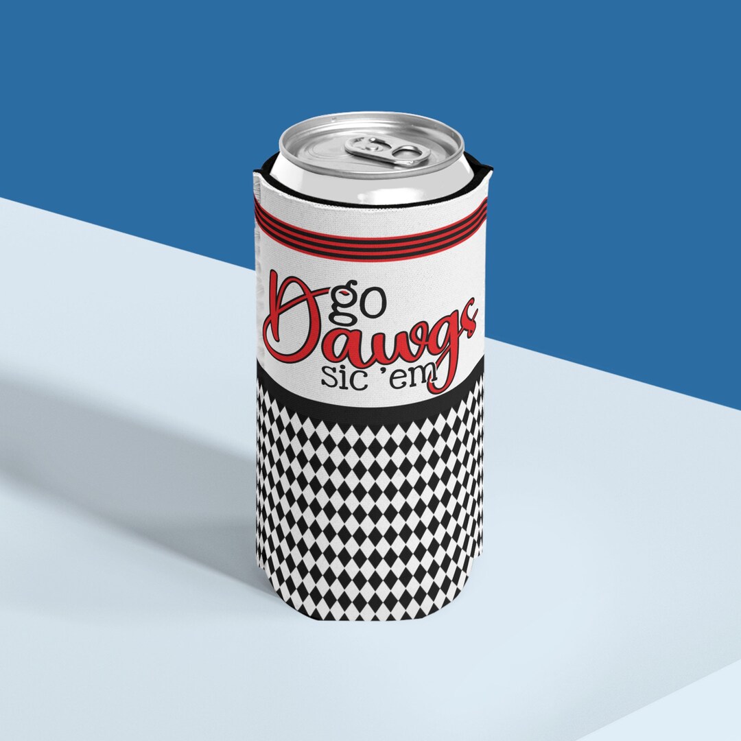 Georgia Football Slim Can Cooler - Etsy