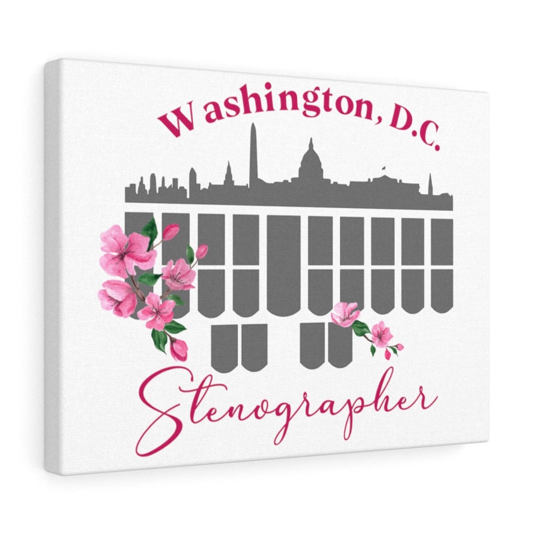 Washington, DC Skyline Steno Keys, Stenographer, Court Reporter ...