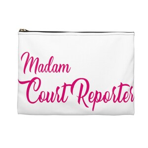 Madam Court Reporter Mask and Accessory Pouch - Etsy