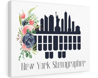 Stenographers Making It Look Easy. Canvas Gallery Wraps, Stenographer ...