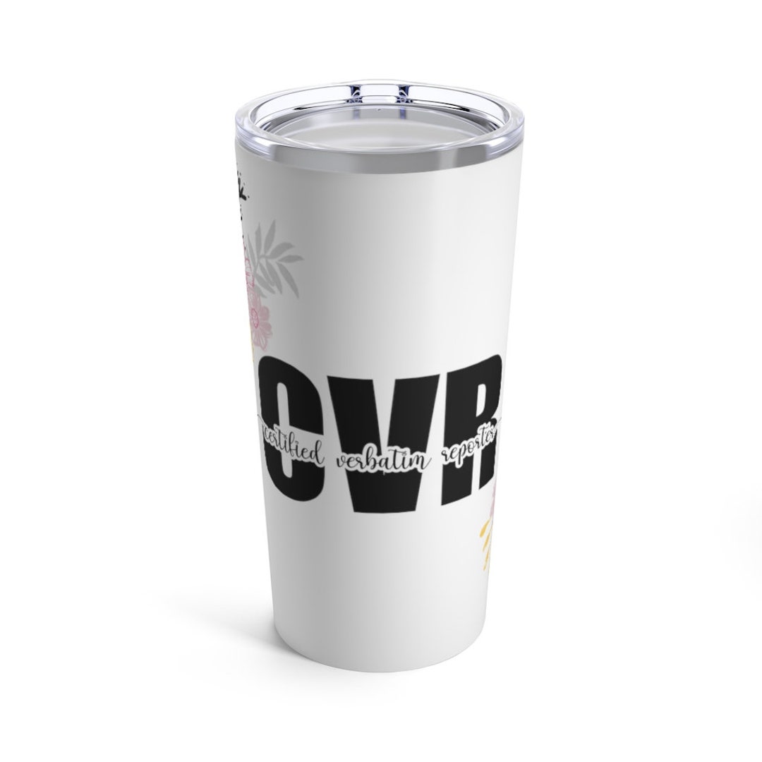 Certified Verbatim Reporter, Court Reporter, Insulated Tumbler 20oz - Etsy