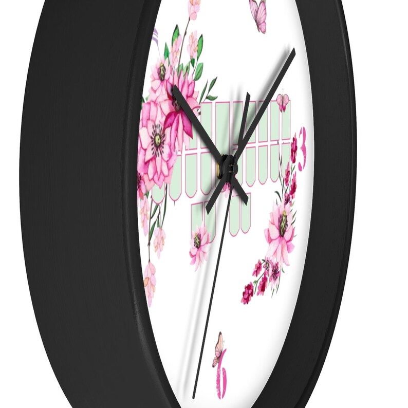 Pink Butterflies Steno Art Court Reporter Wall Clock - Etsy