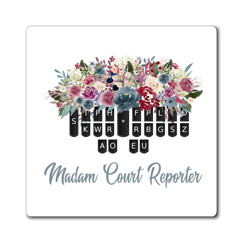 Steno Keys Court Reporter Magnets | Etsy