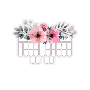 Steno Keyboard Art Kiss-cut Stickers - Etsy