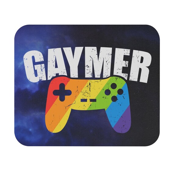 LGBTQ Pride Gaymer Mouse Pad rectangle | Etsy