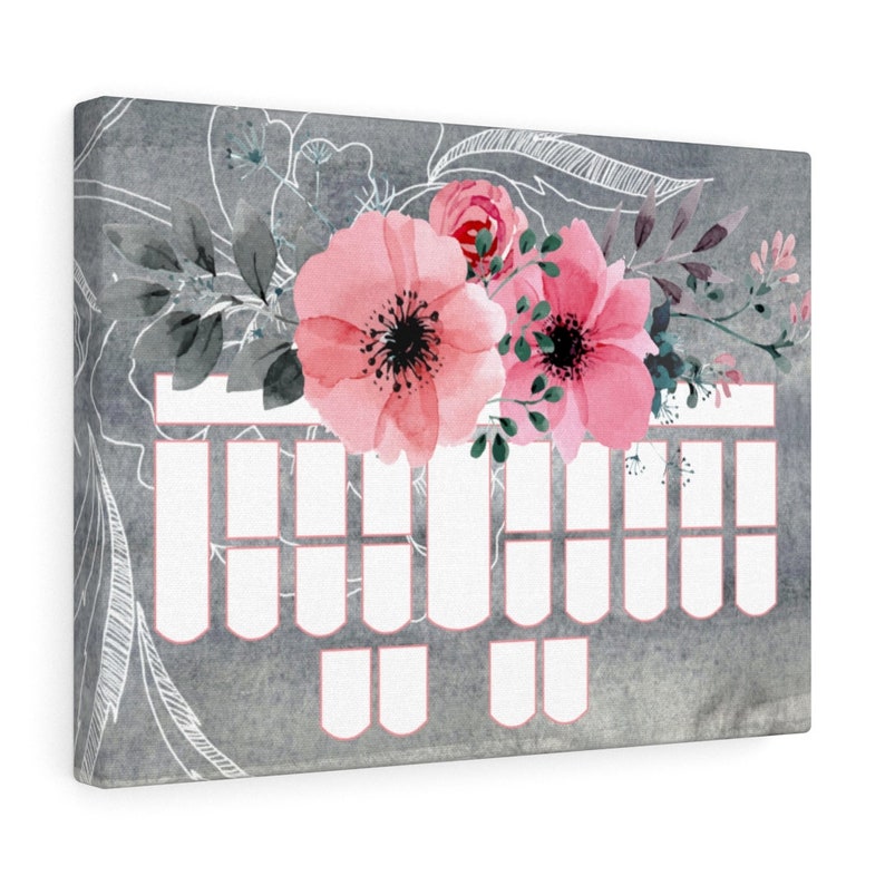 Watercolor Steno Keyboard Art 16x12 Canvas Gallery Wraps - Etsy