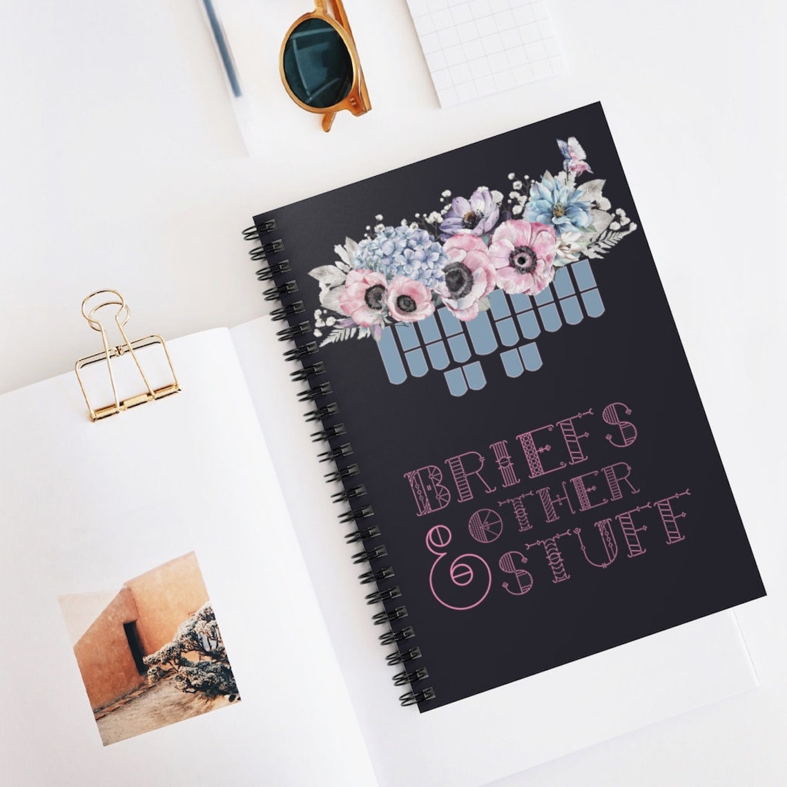 Court Reporting Journal, Briefs and Other Stuff Spiral Notebook - Ruled ...